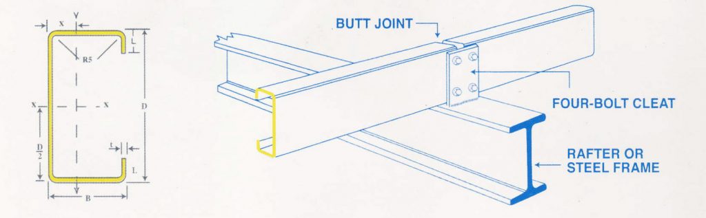 Galvanised C & Z Purlin | Building Materials Manufacturer | Ajiya